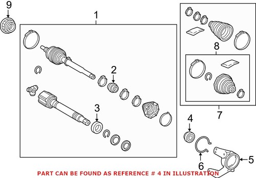Genuine OEM CV Axle Shaft Seal For Toyota 9031634001 | eBay