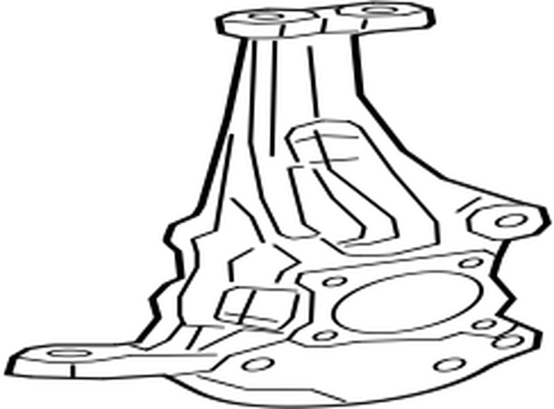 43201-19005 Toyota Knuckle, steering, rh 4320119005, New Genuine OEM ...