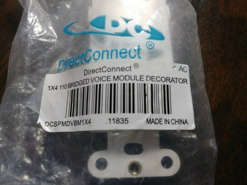 DIRECTCONNECT DCSPMDVBM1X4 1x4 110 BRIDGED VOICE MODULE DECORATOR NEW ...