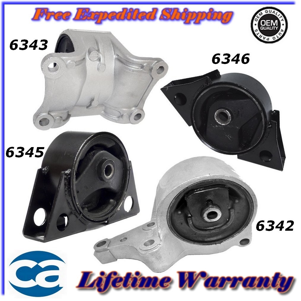 Engine Motor Mounts & Transmission Mount 4Pcs Set for Altima 93-99 L4 2 ...
