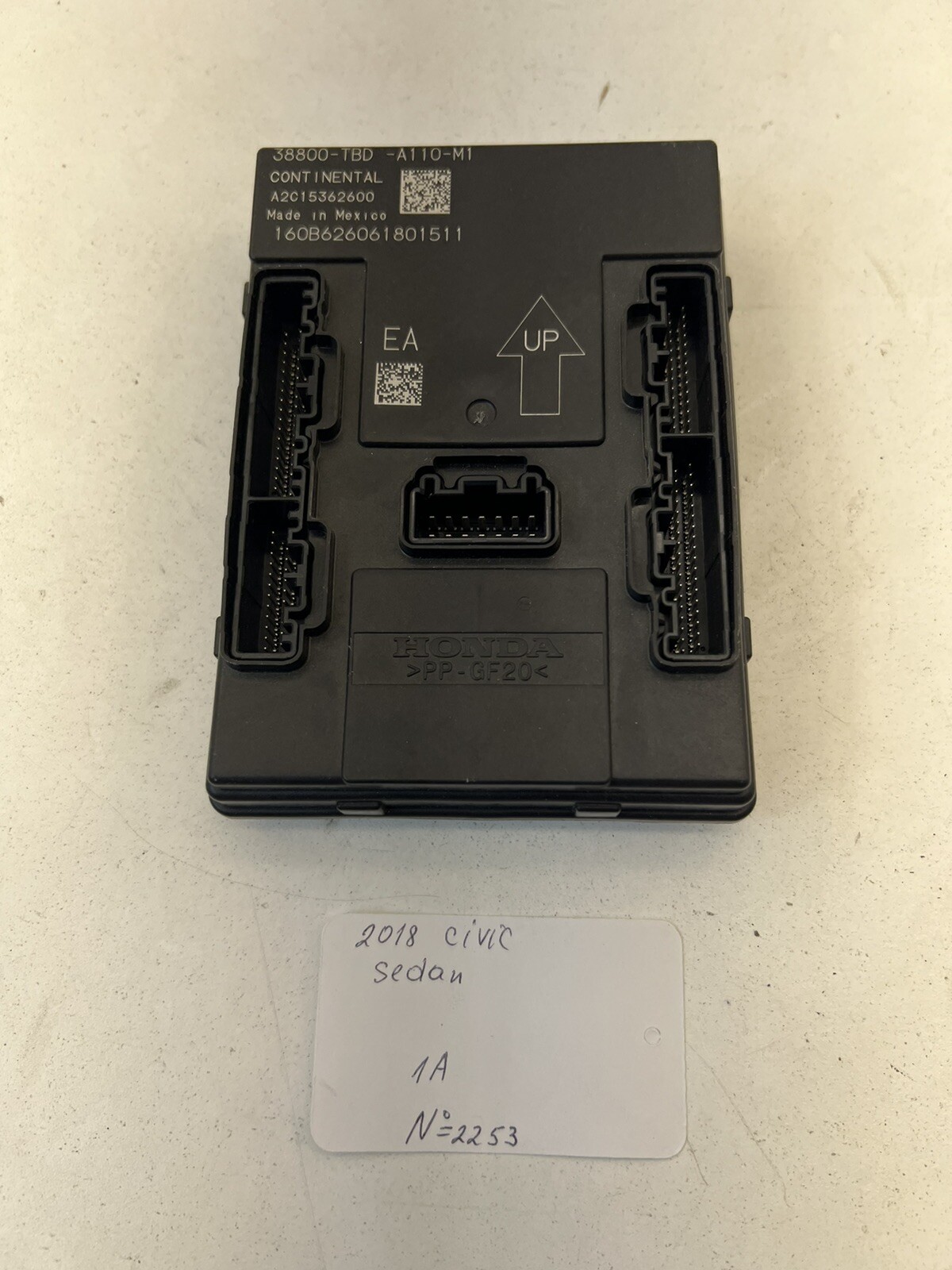 2016-2021+HONDA+CIVIC+BCU+BCM+BODY+CONTROL+MODULE+OEM+%23+38800-TBA ...