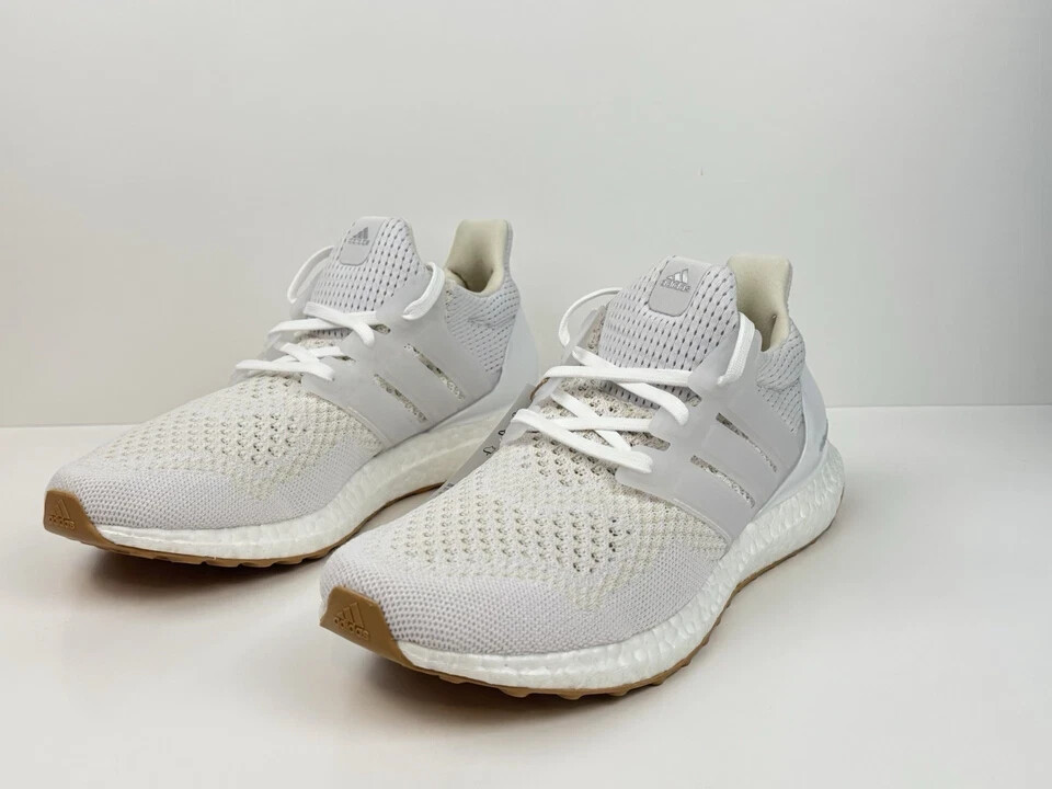 Adidas Ultraboost 1.0 W Running Shoes Women’s Triple White ID9689 Gum ...