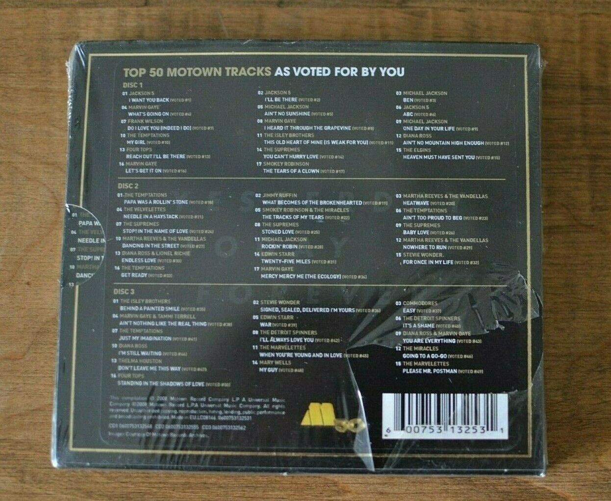 Motown 50 Yesterday, Today, Forever by Various Artists (CD, 2008, 3 ...