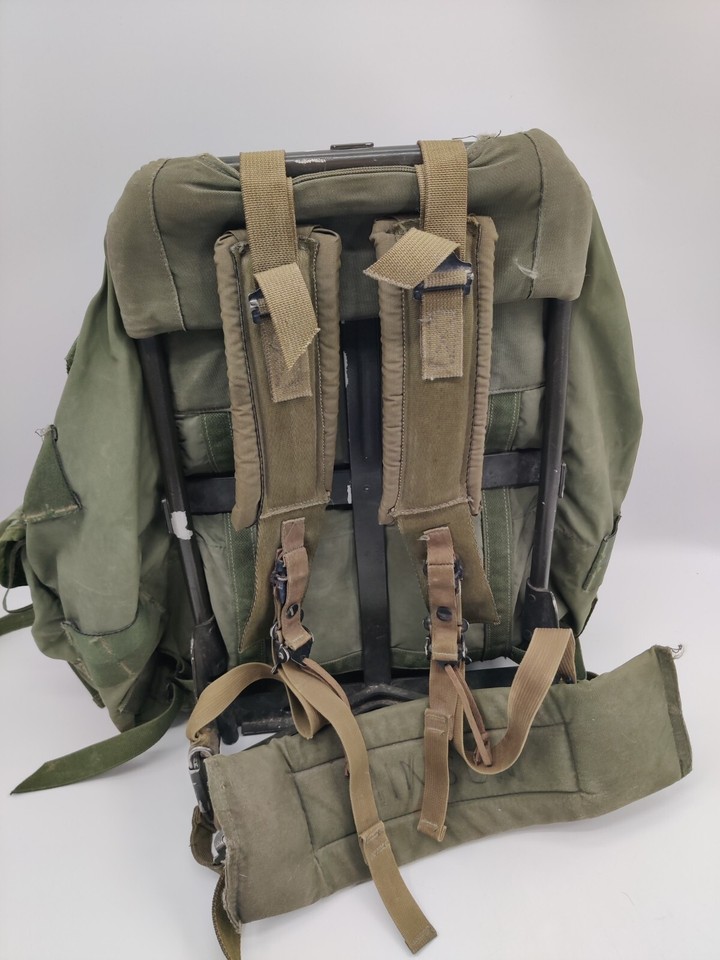 Vintage Old Stock Military Alice Pack Rucksack OD Green Large Complete ...