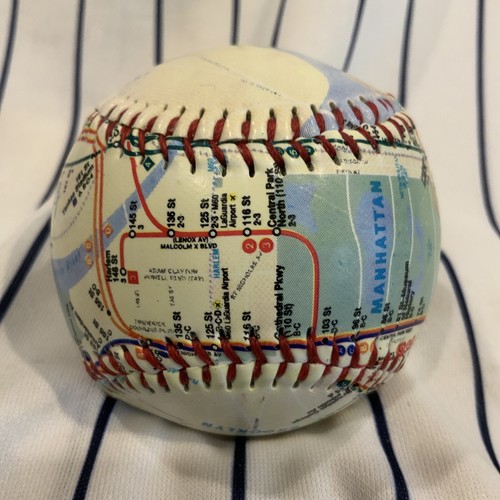 New York City MTA SUBWAY MAP Style 2 souvenir baseball ball | eBay