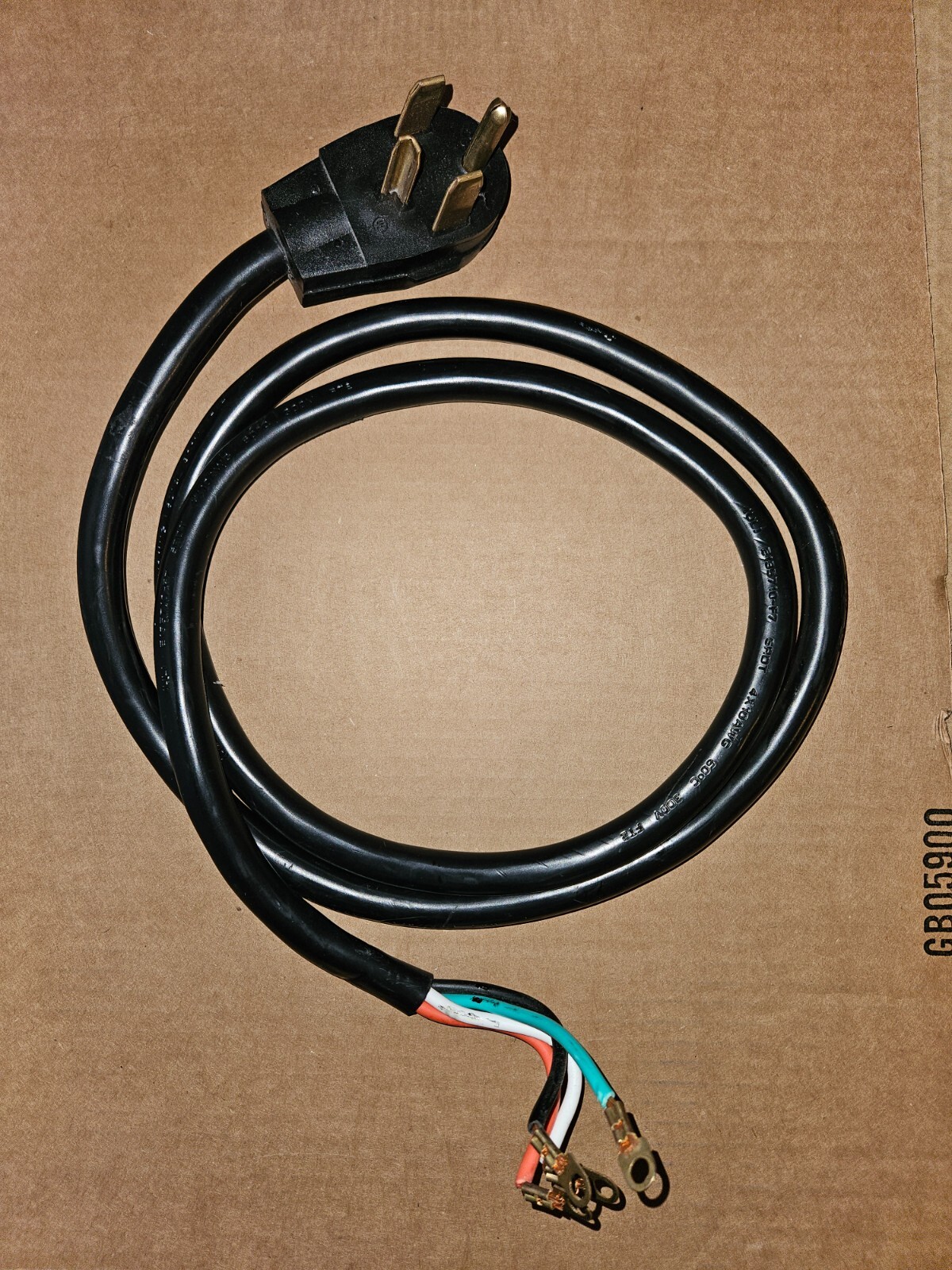 6ft HEAVY DUTY Dryer or Range Stove Cord 125/ 220 Volt 30 AMP 4 Prong ...