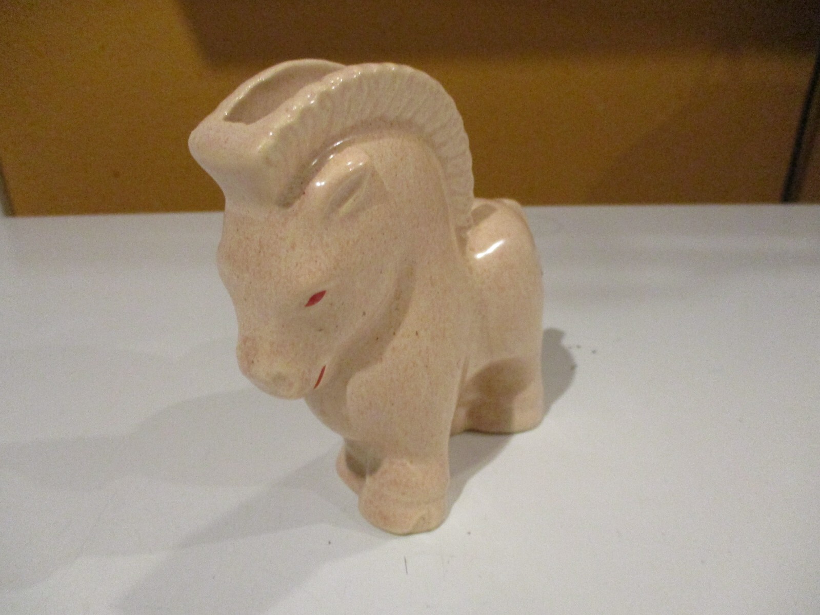 Vintage Art Deco Glazed Finish Pink Trojan Horse Ceramic 5” Planter | eBay