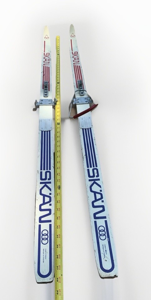Vintage 1980s Salomon SKAN Cross Country Skis w/ Bindings Made in ...