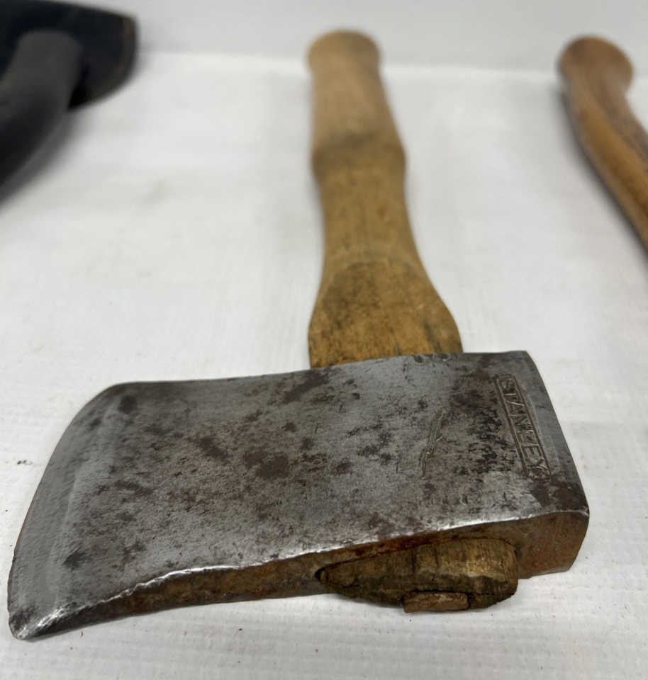 Vintage Lot of Hand Axes Hatchet Tool Various Brands Stanley Axe ...