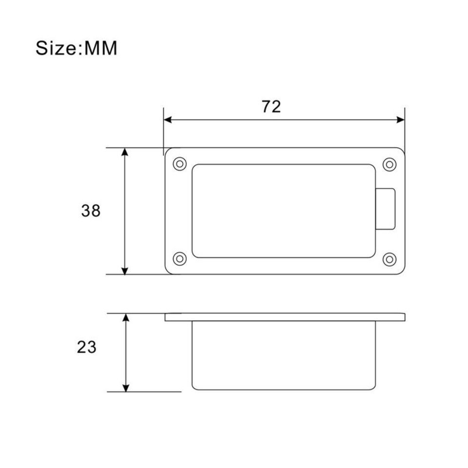 9V Battery Holder Storage Box Black Wired Battery Holder Case Box ...