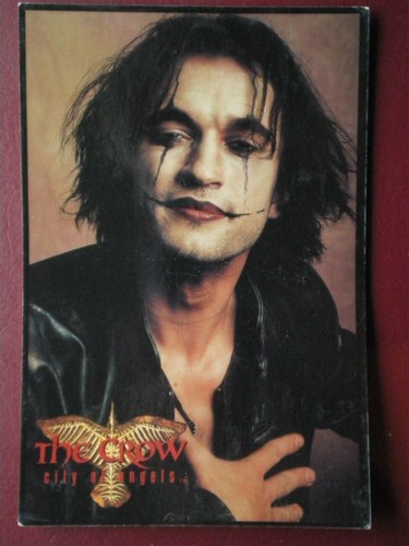 POSTCARD ADVERT FILM POSTER THE CROW - CITY OF ANGELS VINCENT PEREZ ...