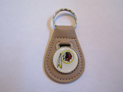 WASHINGTON REDSKINS INDIAN CHIEF HEAD VINTAGE LOGO KEYCHAIN KEYRING ...