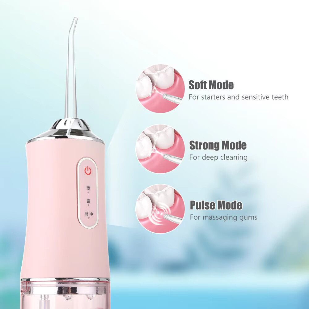 New Cordless Water Flosser Dental Oral Irrigator Travel Teeth Cleaner ...