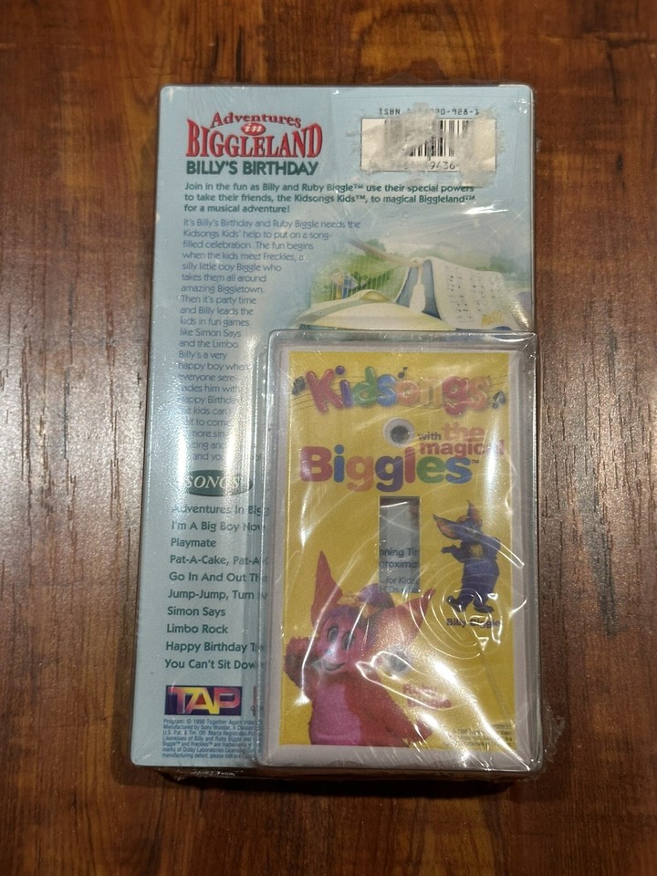 Kidsongs 1998 Adventures In Biggleland Billys Birthday VHS ...