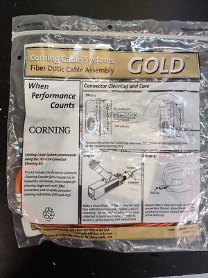 Corning Cable System GOLD Fiber Optic Cable 5797-A-7792-3M lOT OF 8 | eBay