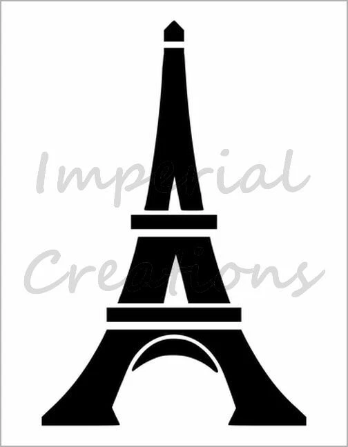 Eiffel Tower Stencil For Walls