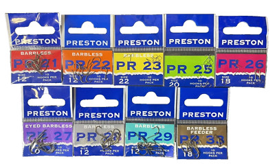 Preston Innovation PR Hooks (10pp) *Various Sizes* | eBay UK