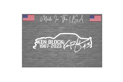 Ken Block Signature Car Sticker Decal - Drift Legend Car Truck SUV 7" # ...