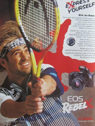 Andre Agassi Canon Vintage Original 1994 Print Ad 8.5 x 11" | eBay