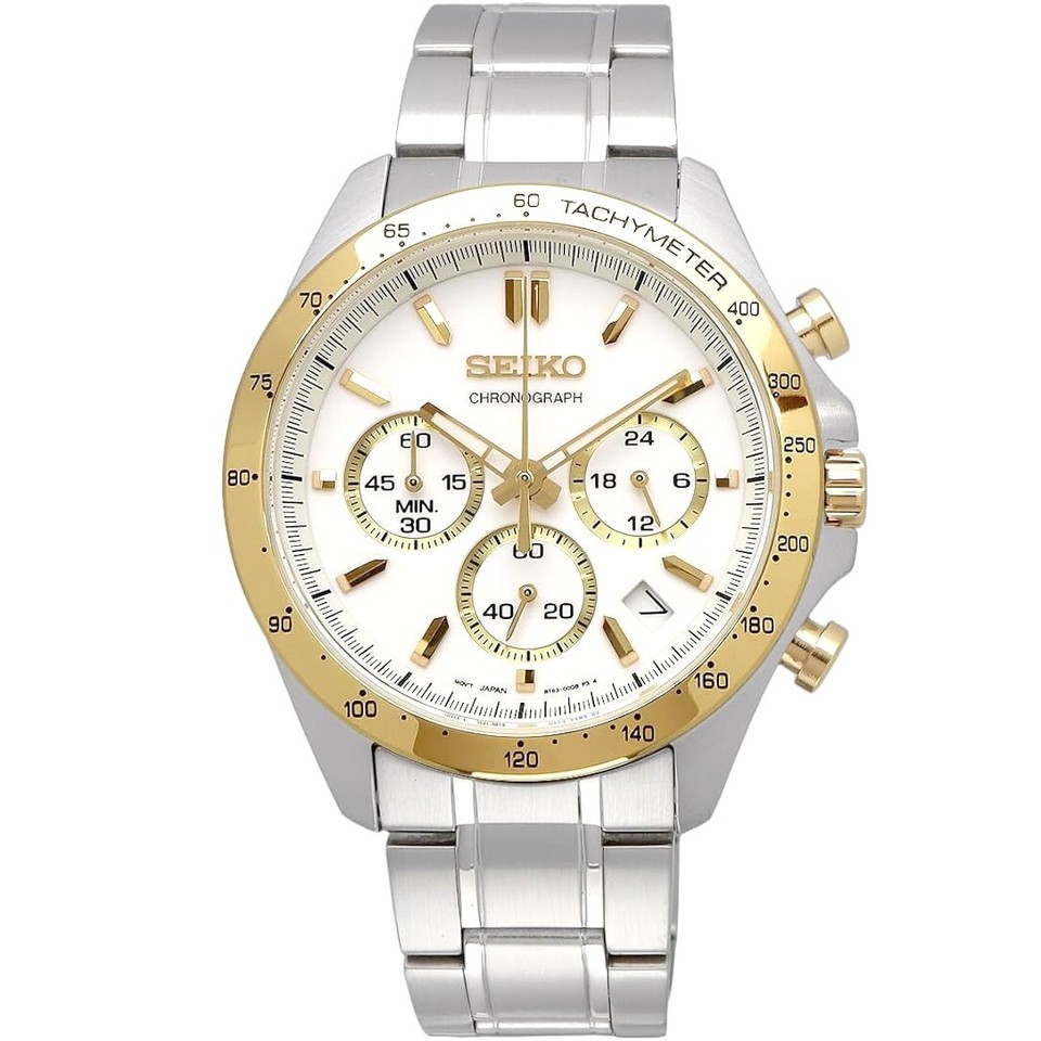 SEIKO SELECTION SBTR024 Chronograph Stainless Steel Quartz Watch Men's | eBay