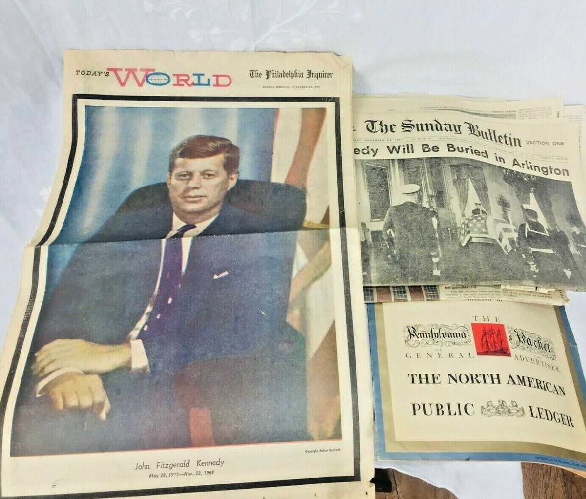 Philadelphia Inquirer Headline Jfk Assassination JFK Assassination: