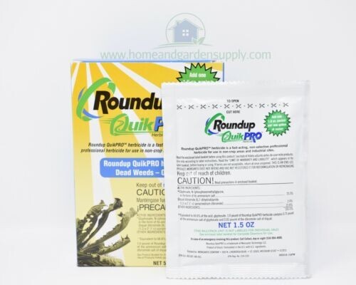 Roundup QuickPRO 3 Boxes- Makes 15 Gallons 73.3% Glyphosate Weed Root Killer | eBay