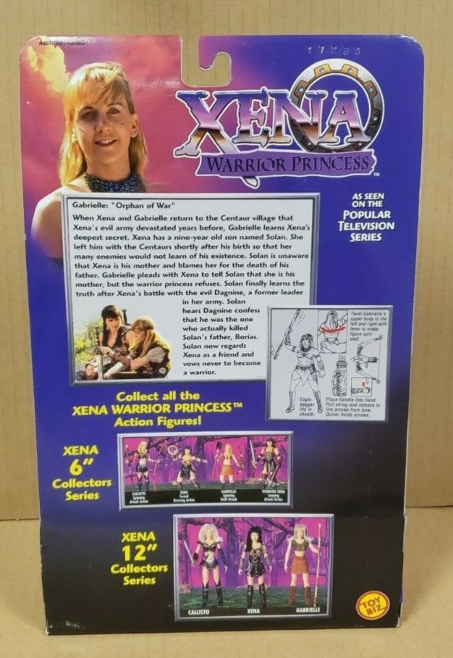 XENA WARRIOR PRINCESS GABRIELLE ORPHAN OF WAR ACTION FIGURE (UNOPENED ...