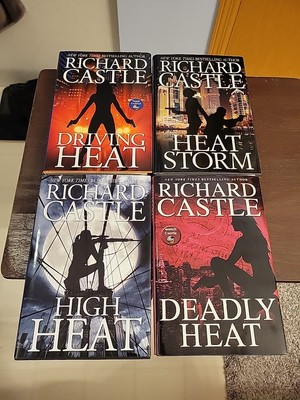 Richard Castle Books Nikki Heat Series Lot of 4 Deadly High Driving ...