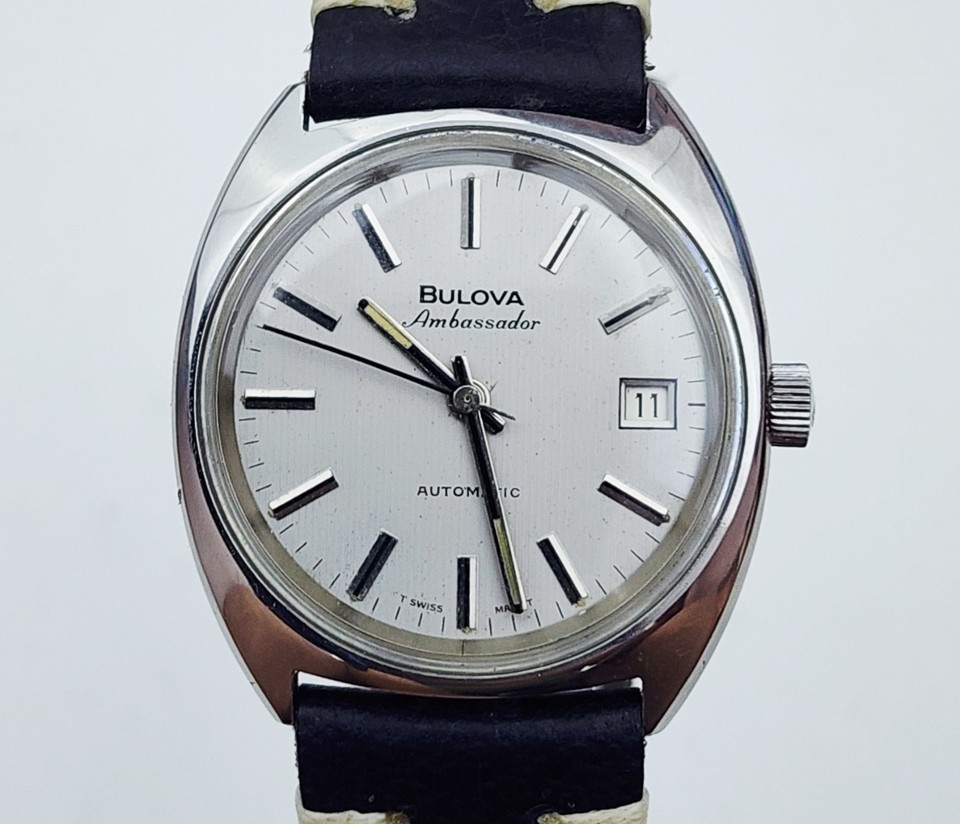 Men's SWISS Vintage 1973 AUTOMATIC Watch BULOVA "Ambassador" Cal ...