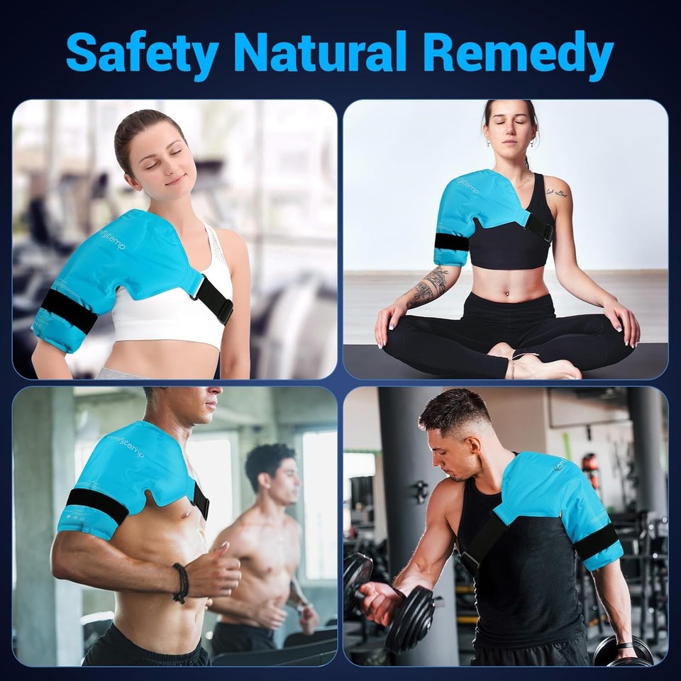 Comfytemp Shoulder Ice Pack Rotator Cuff Cold Therapy Wrap, FSA Large ...