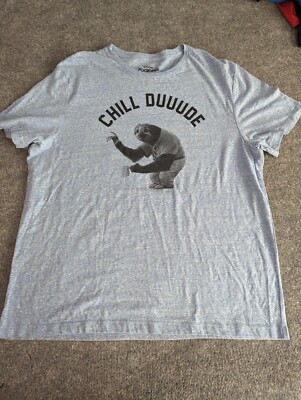 DISNEY ZOOTOPIA FLASH SLOTH CHILL DUUUDE - BLUE 2XL T-SHIRT | eBay