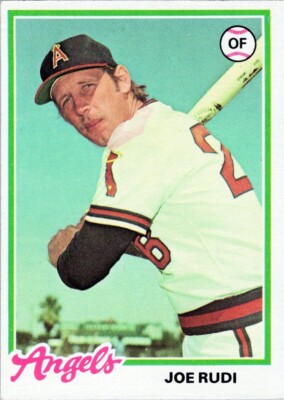 1978 Topps #635 Joe Rudi California Angels EX | eBay