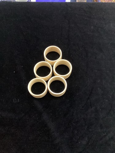 Bone/Antique/Napkin Ring Holders - Round / Set Of 5 | eBay