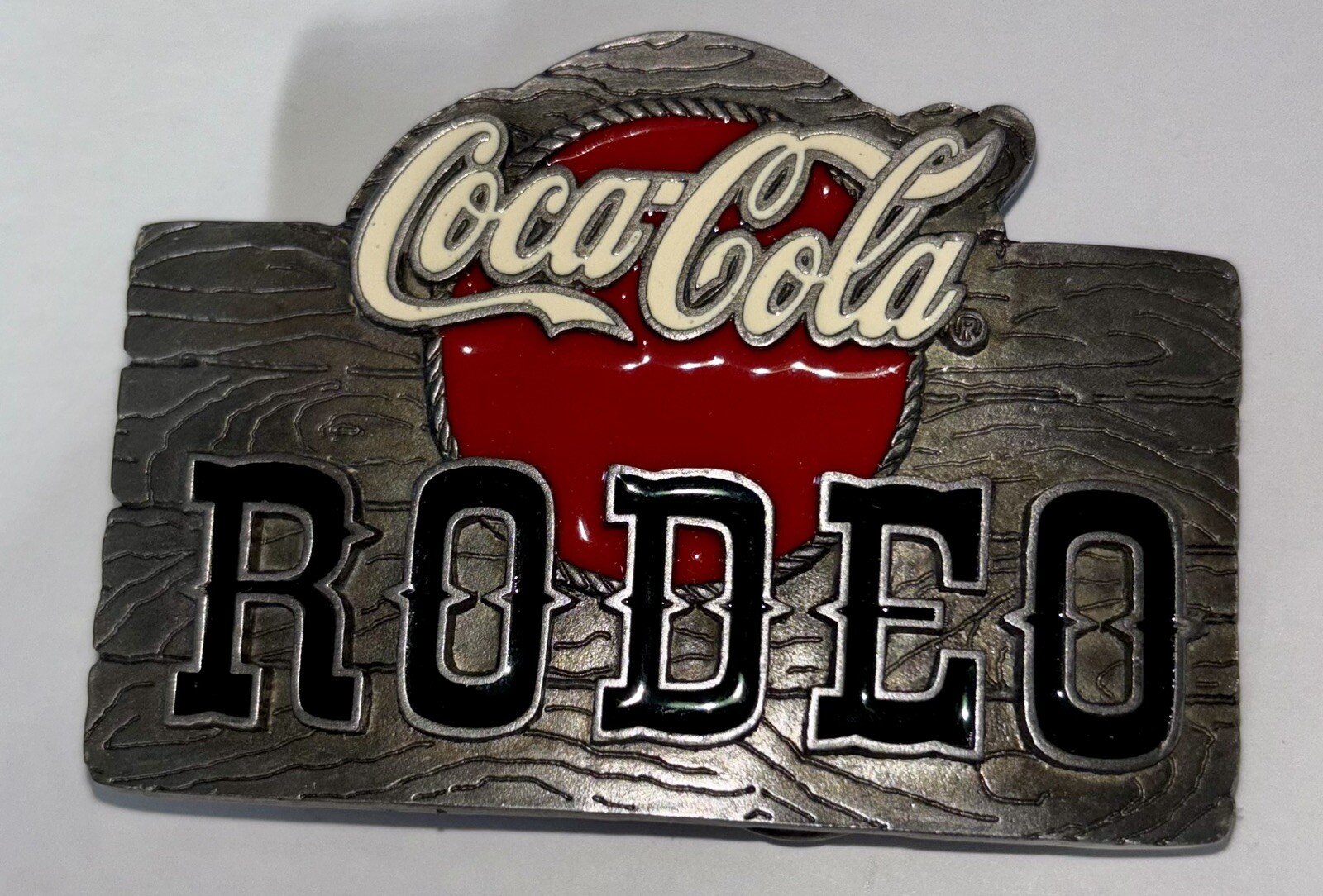 Vintage 1997 Buckles Of America Coca Cola Rodeo Limit… - Gem