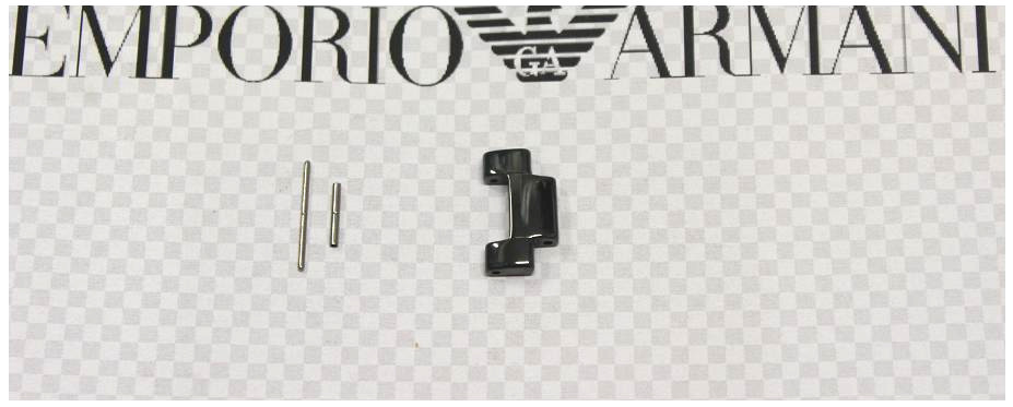 Strap Spare Ceramic Link fit Emporio Armani AR1455 | eBay