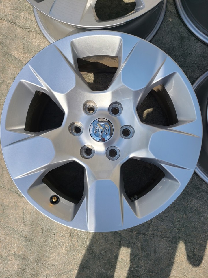 Set of 4 OEM 2019-2024 Ram 1500 18 inch 6-Lug Aluminum Wheels Rims | eBay