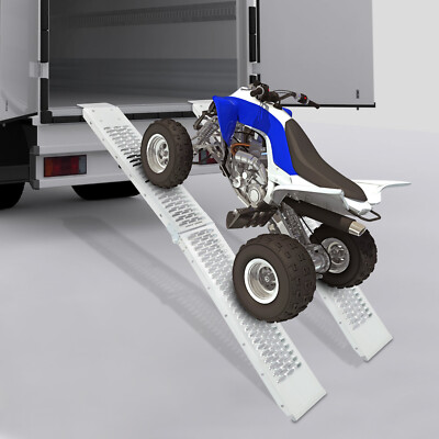 Foldable Truck Loading Ramps, 240kg Capacity, Anti-Slip Design, Set of ...