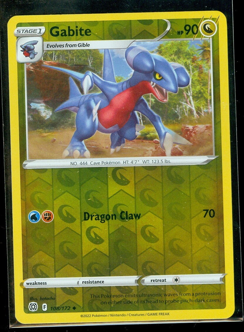 Gabite Pokemon Card