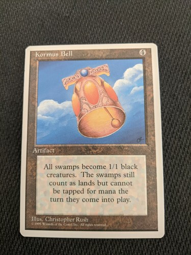 Kormus Bell Card 1995 4th Edition Magic the Gathering Pack Fresh Un ...