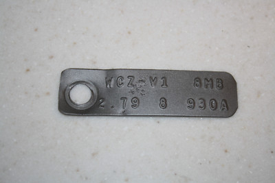 FORD 8 inch 2.79 OPEN REAR END ID TAG MUSTANG | eBay