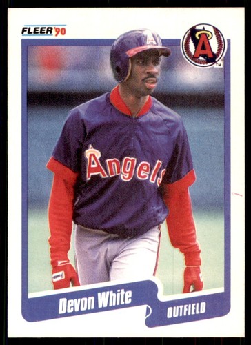 1990 Fleer Devon White Baseball Cards #147 | eBay