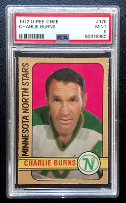 CHARLIE BURNS 1972-73 O-PEE-CHEE 72-73 NO 178 PSA 9 49127 | eBay