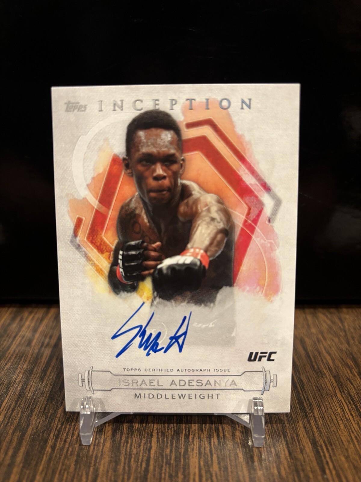 2020 Topps UFC Knockout - Inception Autographs Israel Adesanya #UIA-IA ...