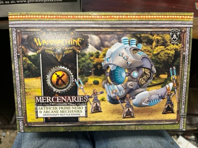 Warmachine Mercenaries Artificer Prime Nemo & Arcane Mechaniks PIP41174 ...