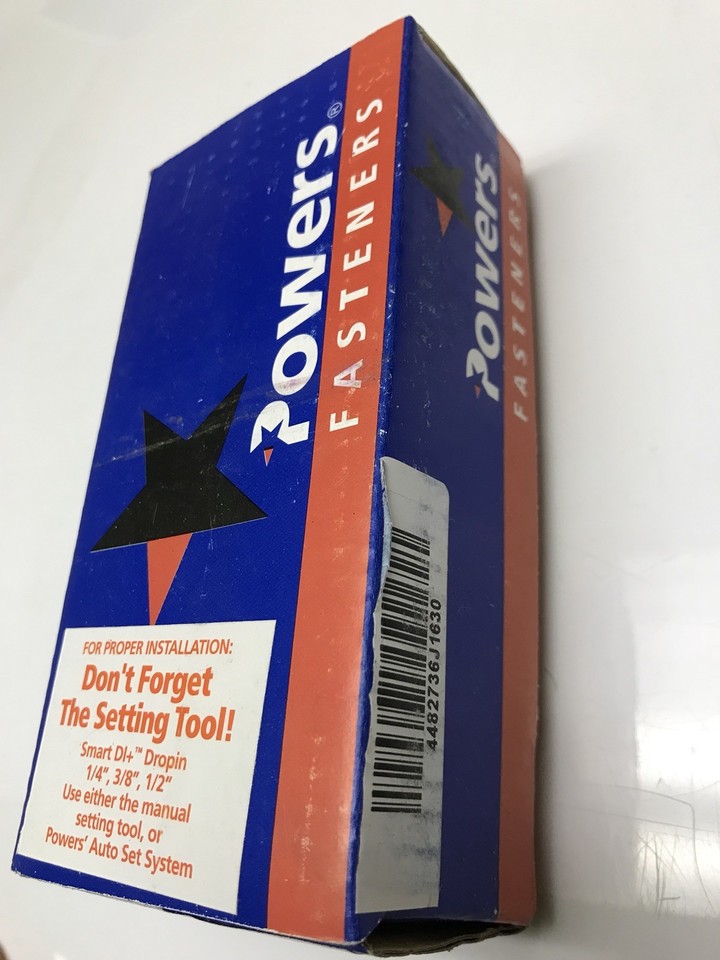 Power Fastners Smart DI 3/8 Part 6306 50ct Drop In Anchor | eBay