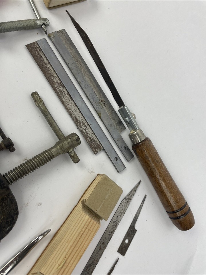 Huge Lot of RC Balsa Wood Airplane Construction Tool Clamp Hemmer ...