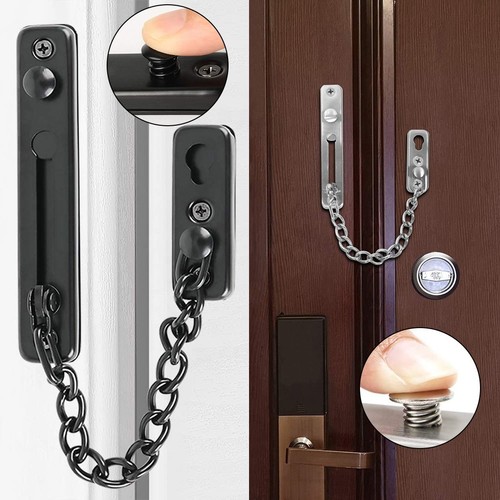 Maintain Home Security with this Front Door Safety Chain and Spring ...