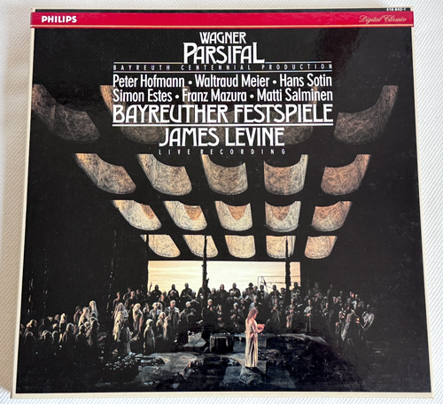 WAGNER Parsifal JAMES LEVINE Bayreuth 1987 ED1 PHILIPS DIGITAL 5LP Box ...