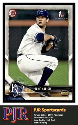 2018 Bowman #BP77 Jake Kalish Kansas City Royals BUY 4 - 35% OFF | eBay