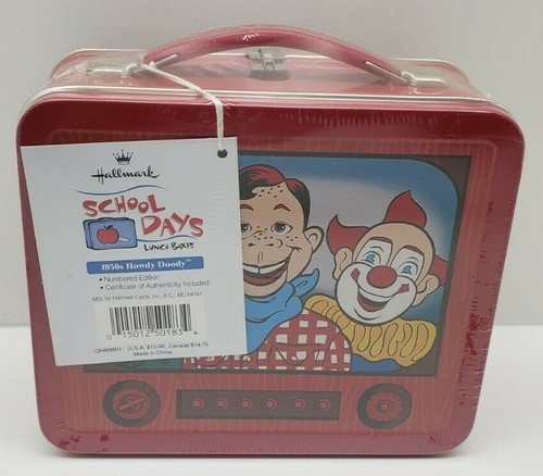 HOWDY DOODY LUNCH BOX 1998 HALLMARK SCHOOL DAYS 1950'S REPLICA NUMBERED ...